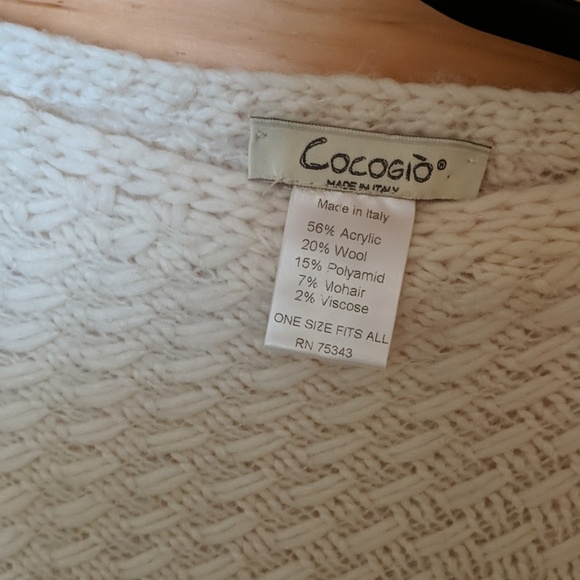 Cocogió | Sweaters | Cocogio Waffle Weave Poncho | Poshmark